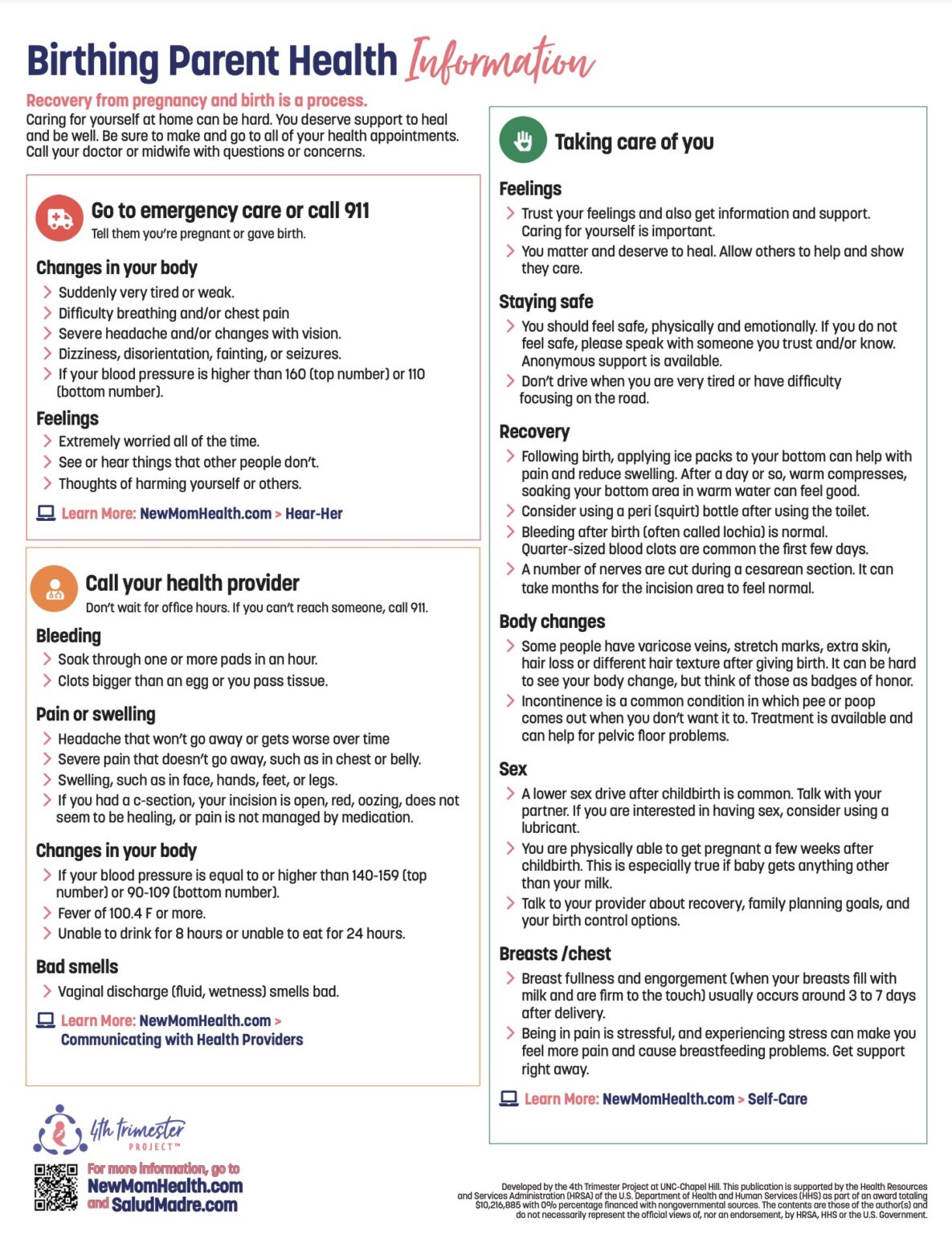 4th Trimester Project - A Village for Mothers